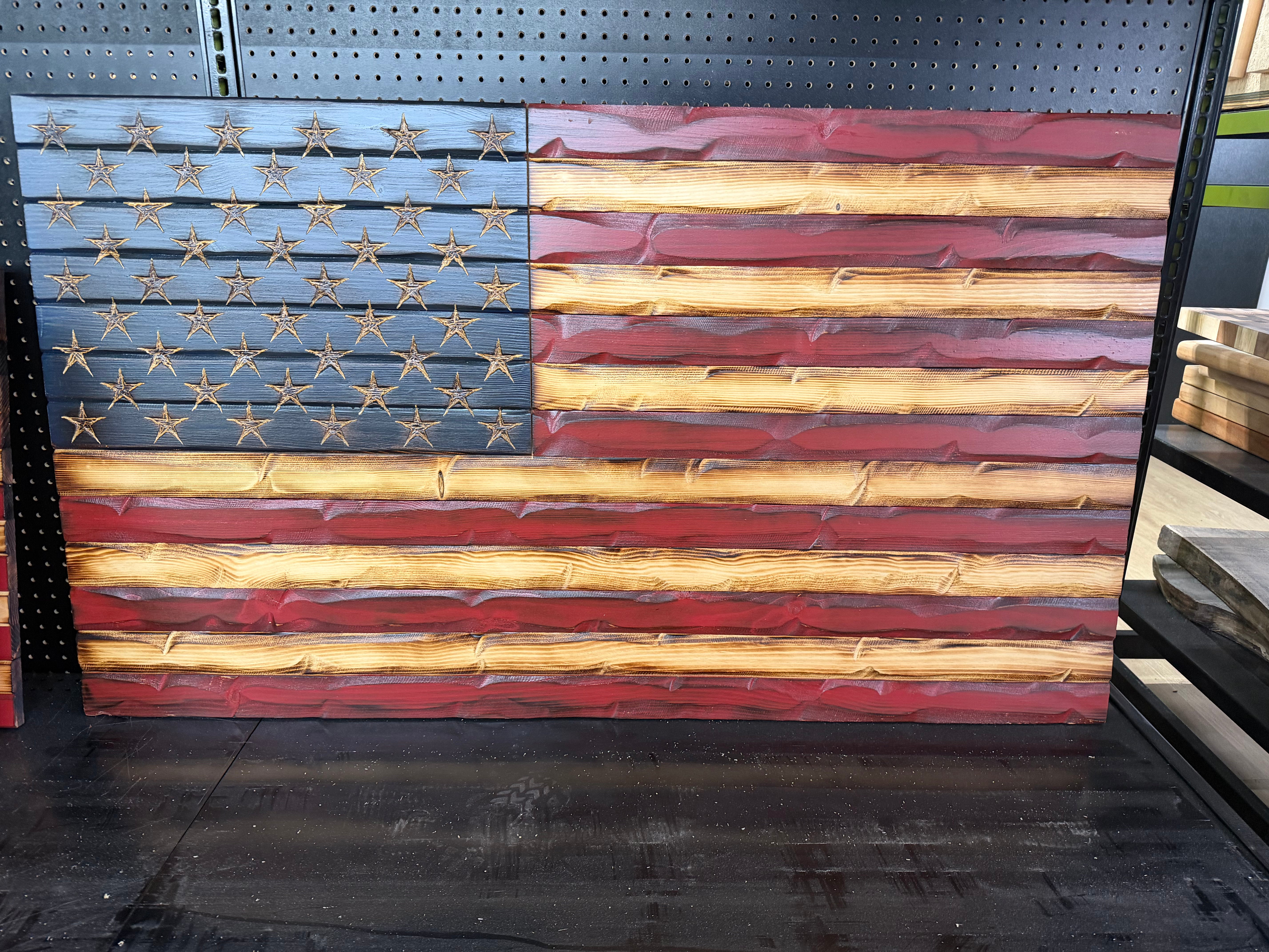 Colossal 57x32 Weathered Rustic Glory Dinged Corner // Imperfections a